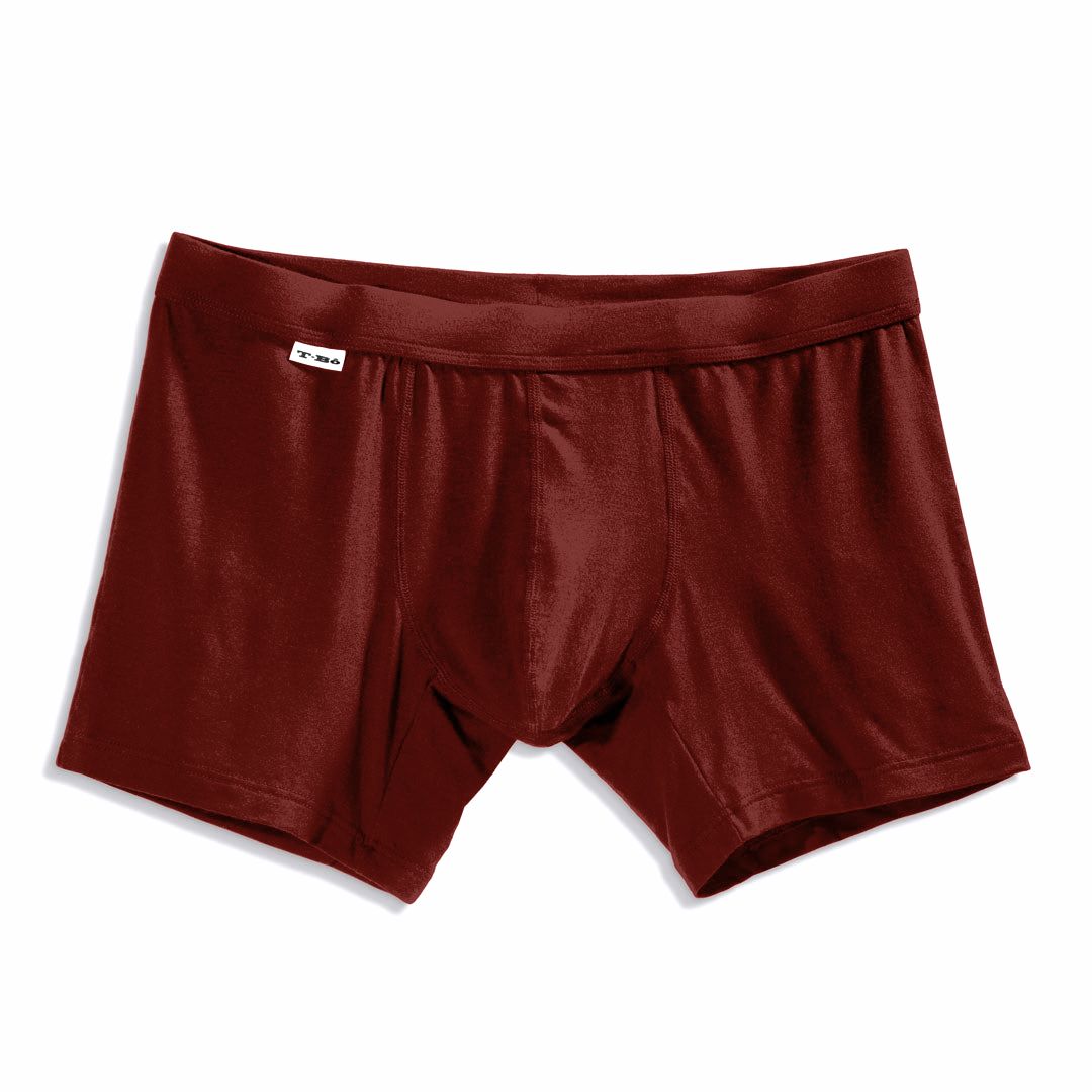 The Burgundy Red Boxer Brief – TBô underwear